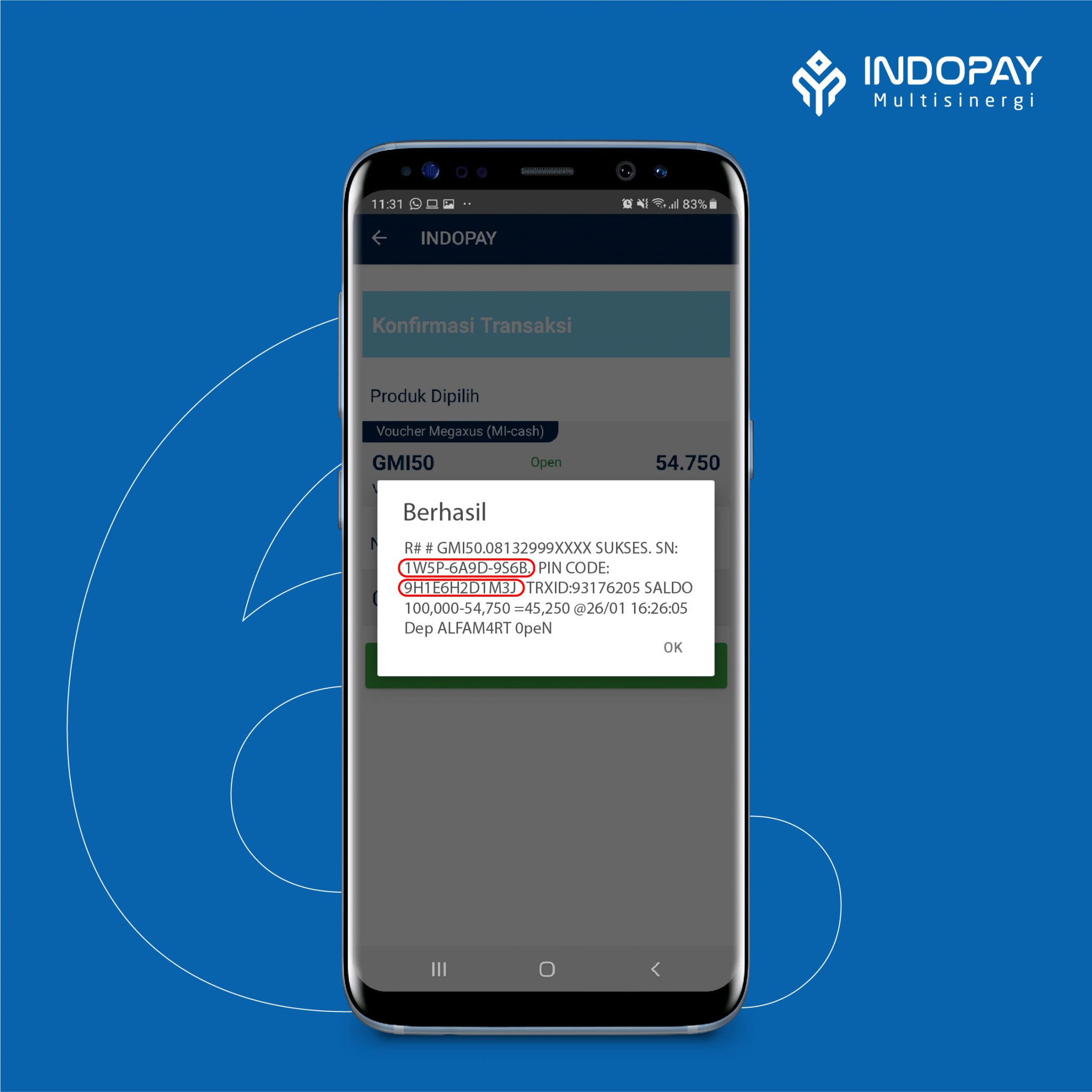 Tutorial Top Up Voucher Megaxus (MI-Cash) - Tutorial INDOPAY